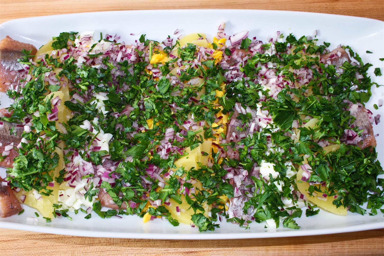 Matjessill Sallad - Home Sweet Sweden